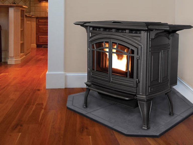 Enviro | M55 Cast Iron Pellet Stove - Top Hat Home Comfort Services